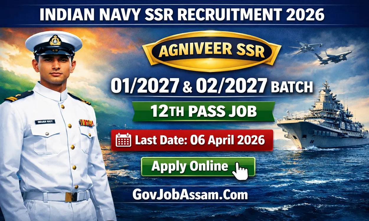 Indian Navy SSR Recruitment 2026 – Apply Online for 01/2027 & 02/2027 ...